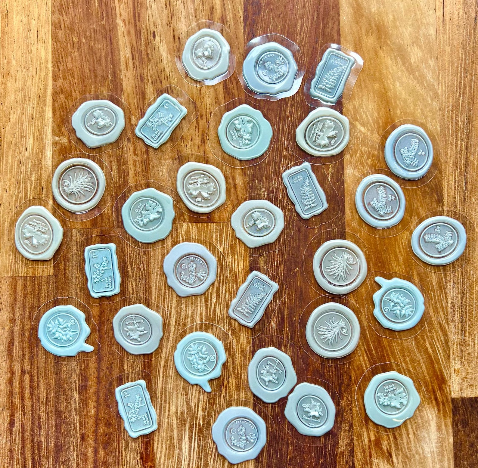 3D Wax Stamp Stickers - Journal Supplies - Craft Stickers - Penpal ...