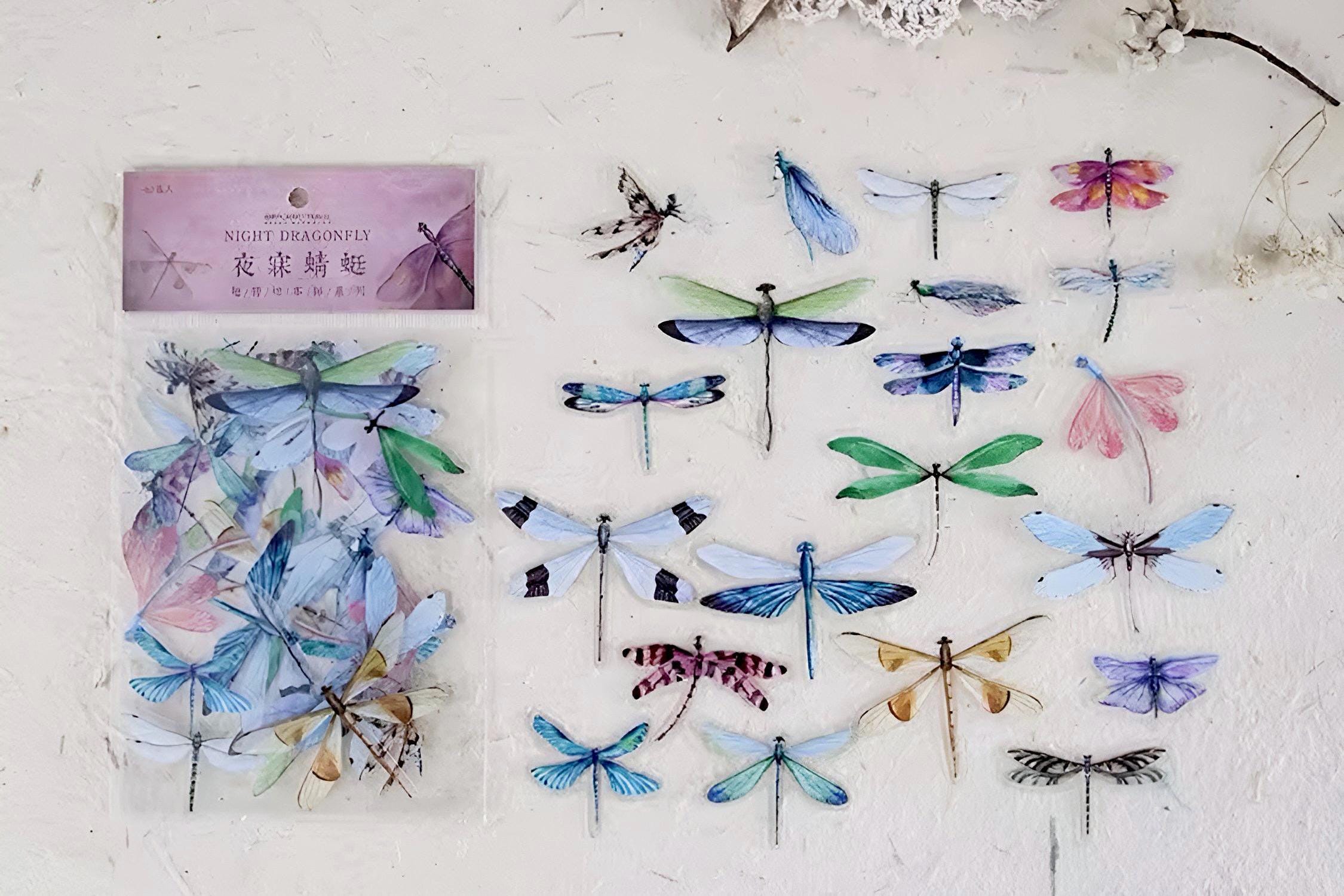 40 Butterfly Stickers - Card Making Supplies - Penpal Embellishments ...