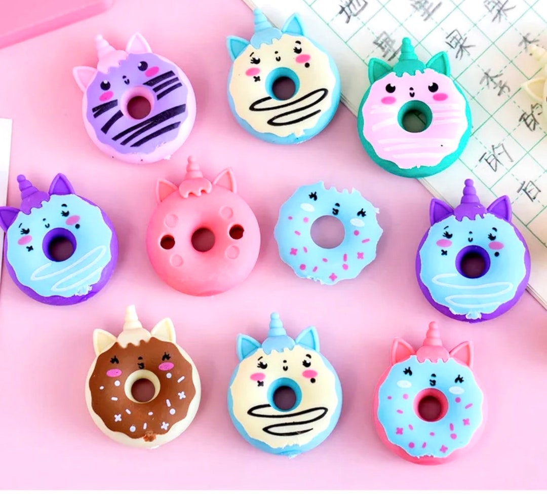 Doughnut Rubber - Kawaii Stationery - Cute Eraser - Stationery Gift ...