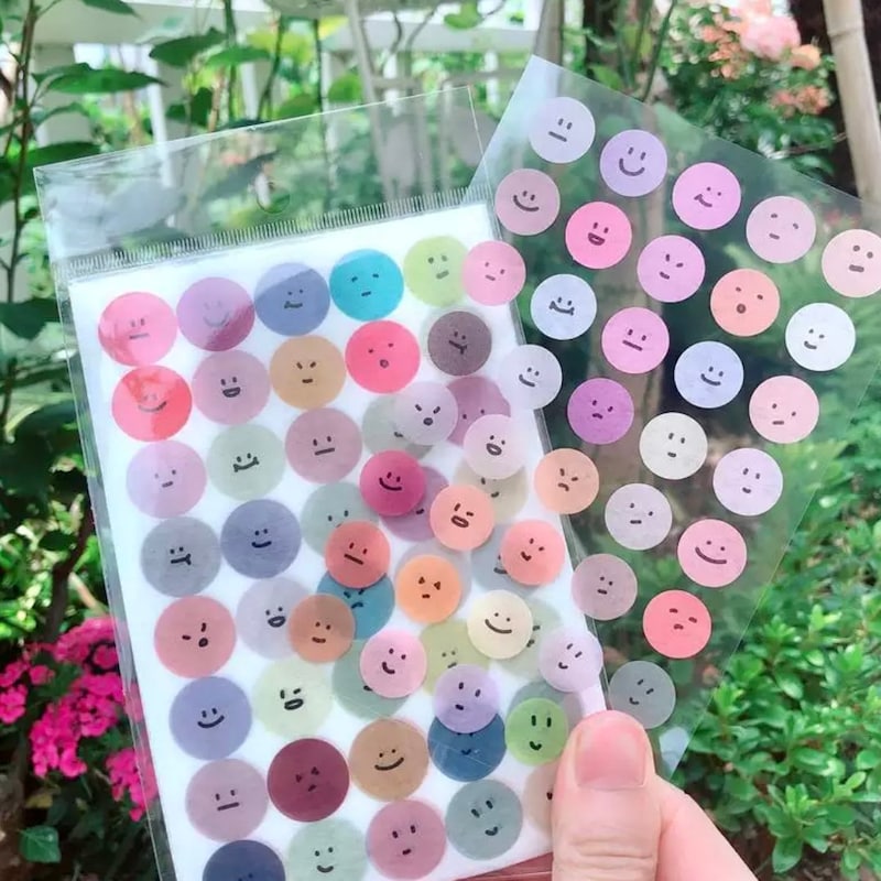 Bujo Emotion Stickers - Etsy UK