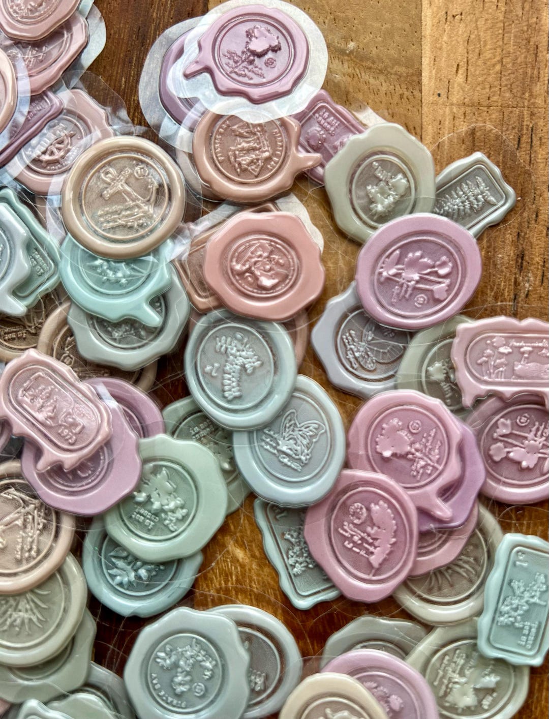 3D Wax Stamp Stickers - Journal Supplies - Craft Stickers - Penpal ...