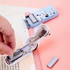 Panda Mini Stapler Set - Kawaii Stationery - School Supplies - Teacher ...