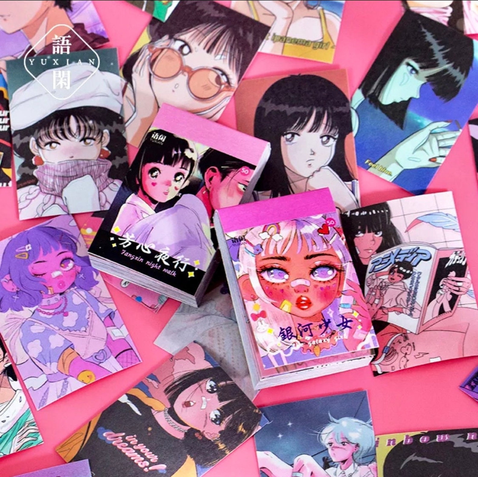 Anime Sticker Book SIX CHOICES Scrapbook Supplies - Etsy UK