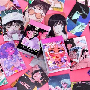 Anime Sticker Book SIX CHOICES Scrapbook Supplies Journal Supplies ...