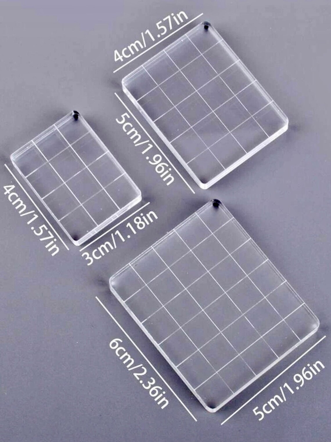 Stamp Holder Set - Three Craft Stamp Blocks - Scrapbook Supplies ...