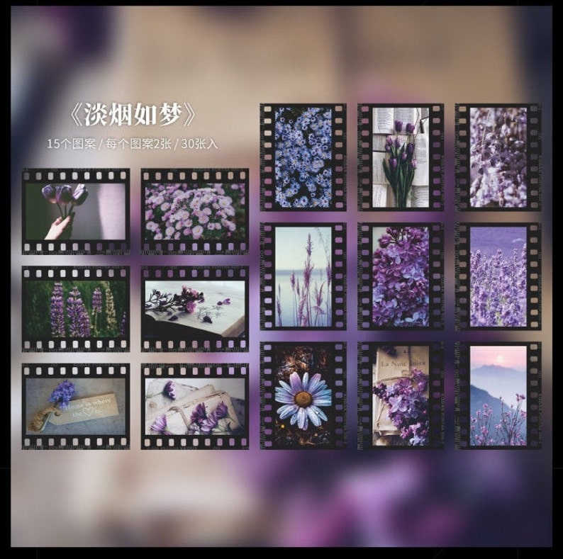 Photo Negative Stickers 8 Colour Choices Scrapbook - Etsy UK