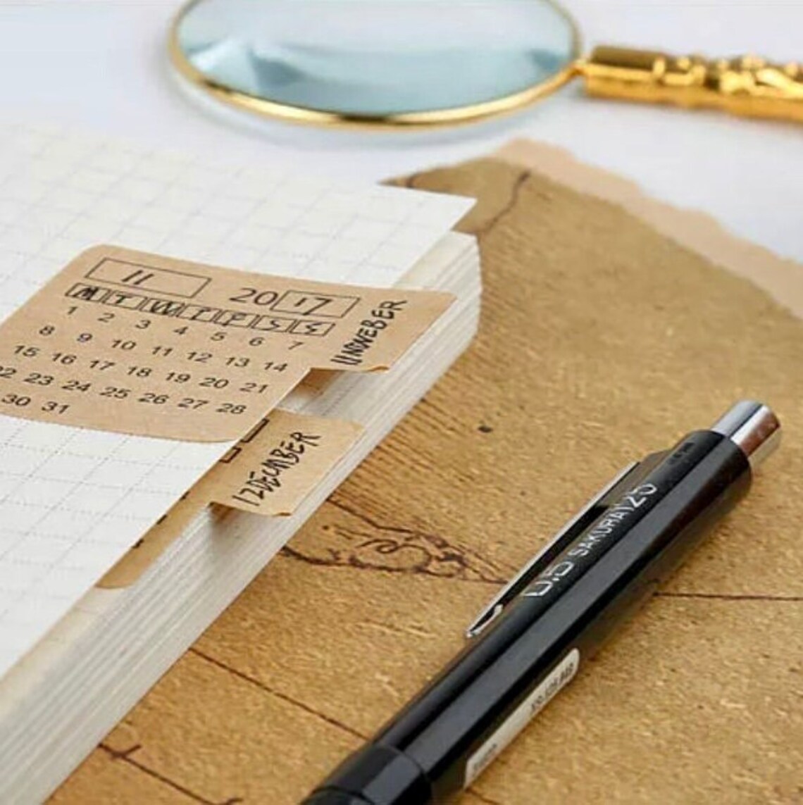 Blank Calendar Stickers Planner Stickers Journal Supplies - Etsy UK