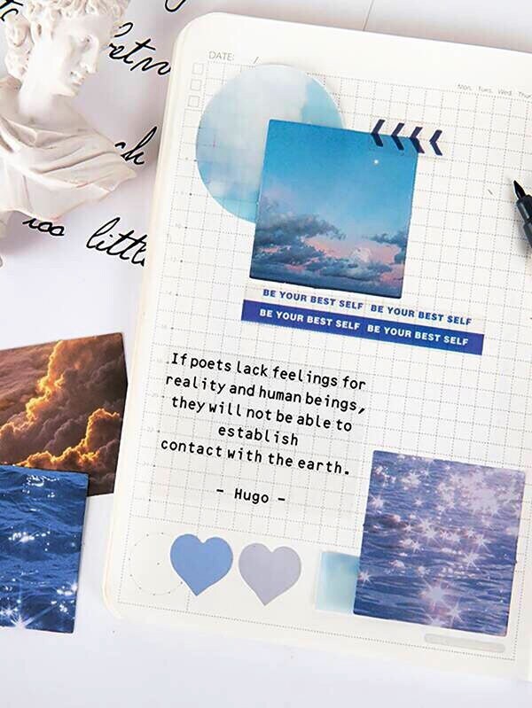 Aesthetic Sticker Set Scenery Stickers Journal Supplies | Etsy