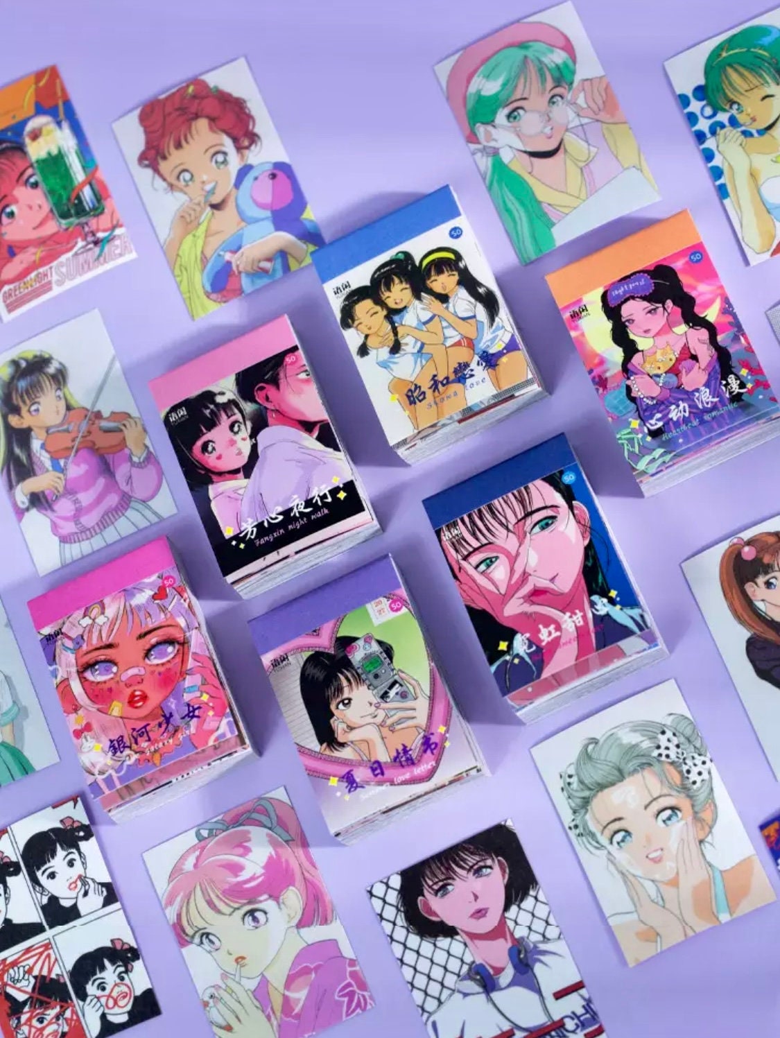 Anime Sticker Book SIX CHOICES Scrapbook Supplies - Etsy UK