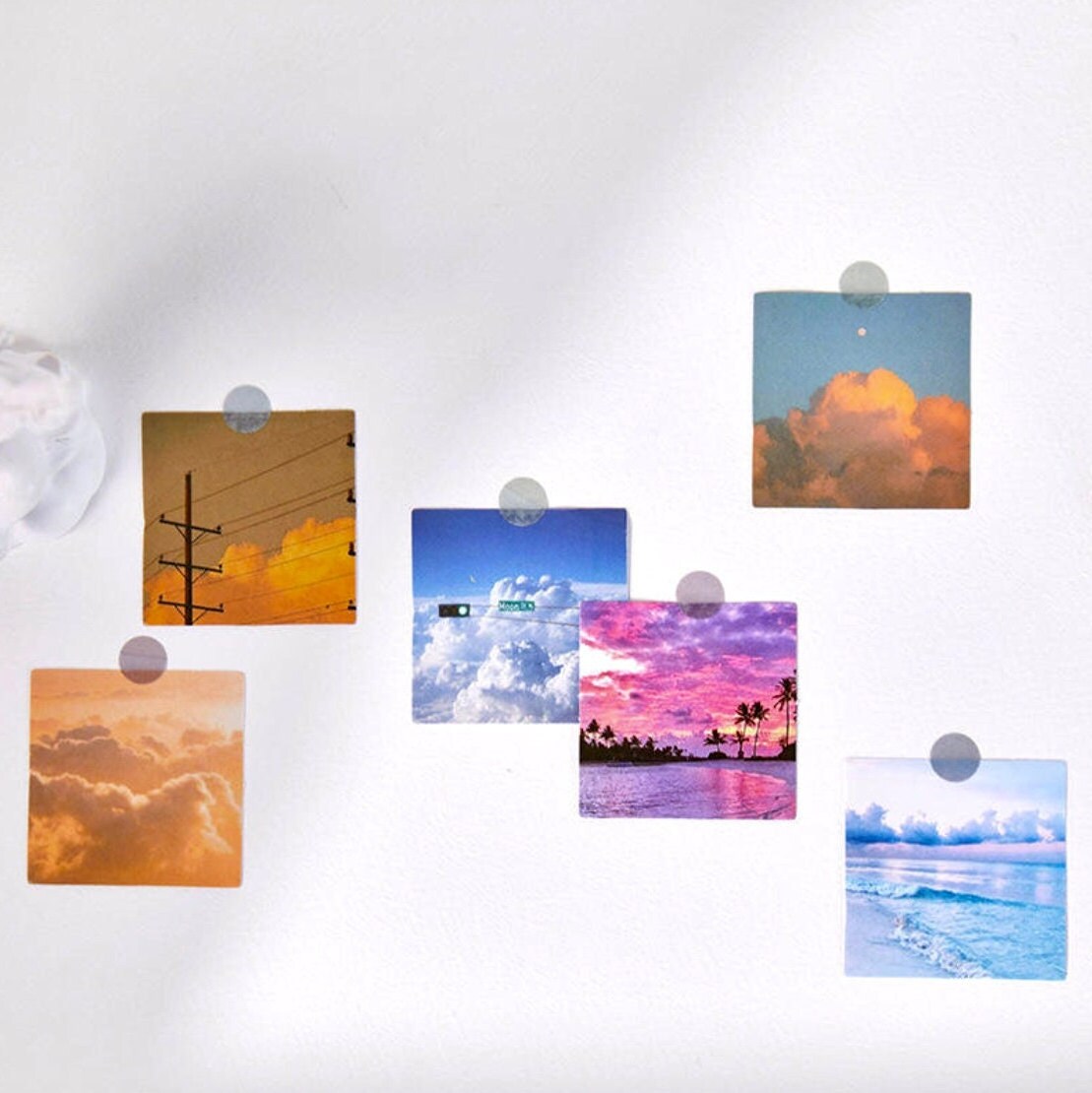 Cloud Stickers Landscape Sticker Set Aesthetic Stickers - Etsy UK