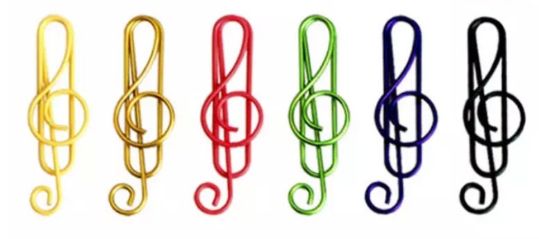 Music Note Paper Clips Journal Supplies Aesthetic - Etsy