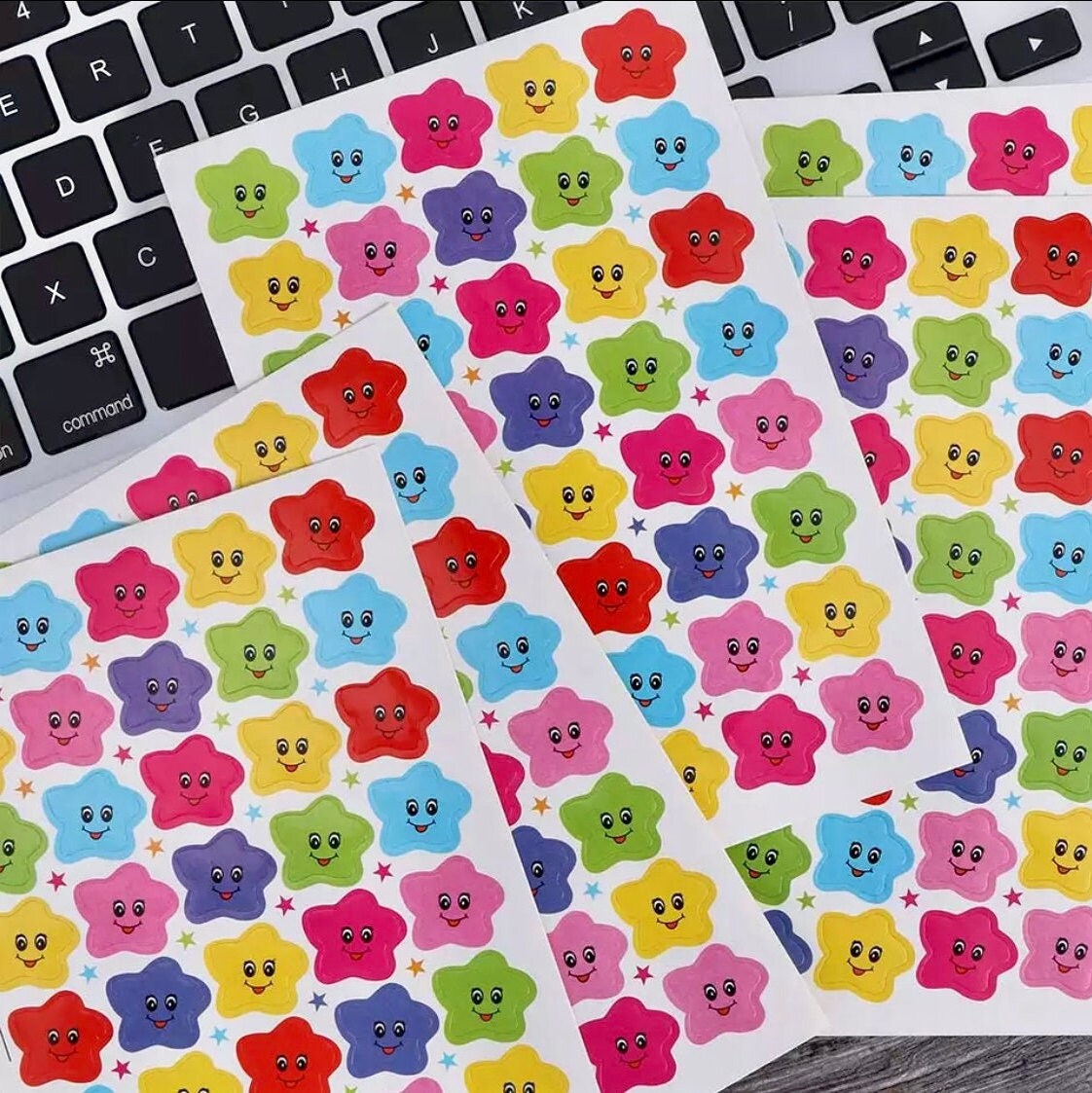 120 Party Stickers Reward Stickers Happy Sticker Sheets - Etsy UK