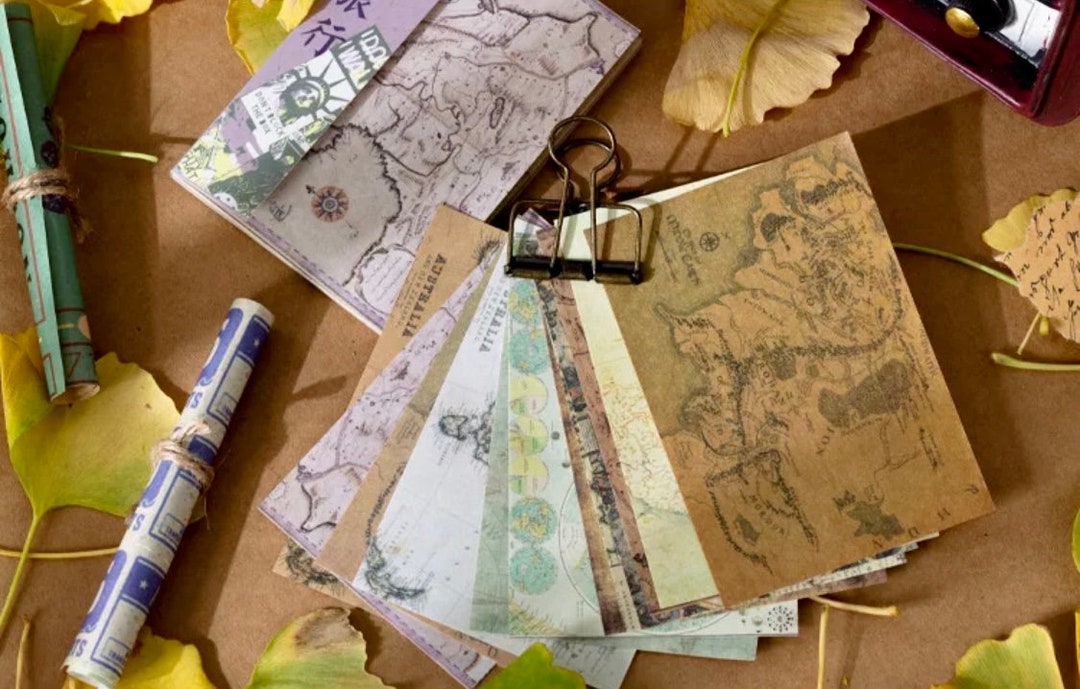 Scrapbook Paper - Decorative Paper - 5 THEME CHOICES - Ticket Paper ...