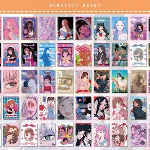 Anime Sticker Book SIX CHOICES Scrapbook Supplies Journal Supplies ...