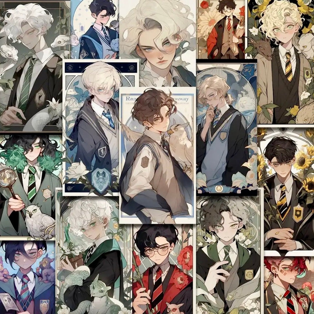 49 Male Anime Stickers Decorative Stickers Cosplay Stickers Scrapbook ...