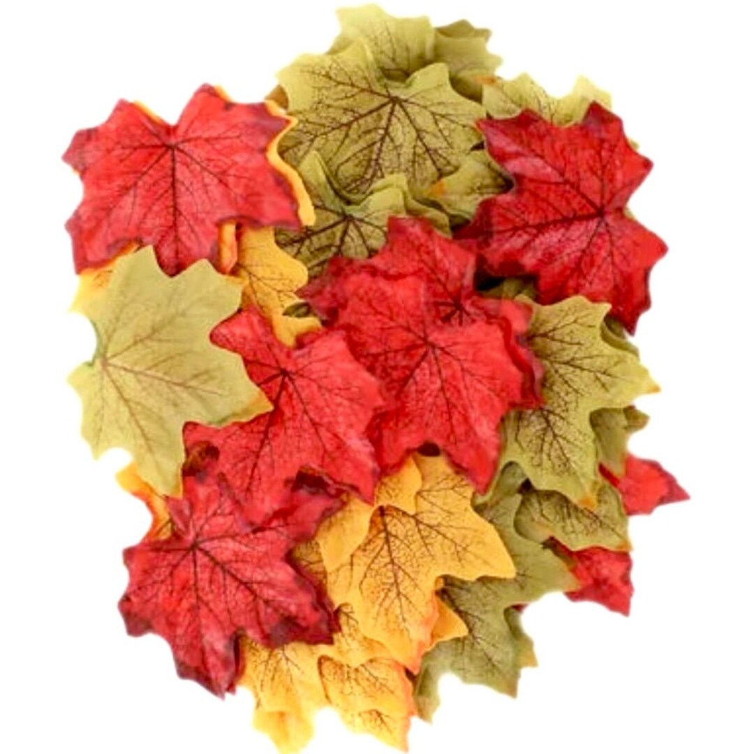 Craft Supplies - Scrapbook Supplies - Artificial Decorative Leaves ...