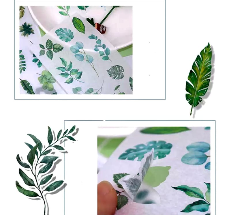 6 Sheets of Watercolour Stickers - Journal Stickers - Botanical ...