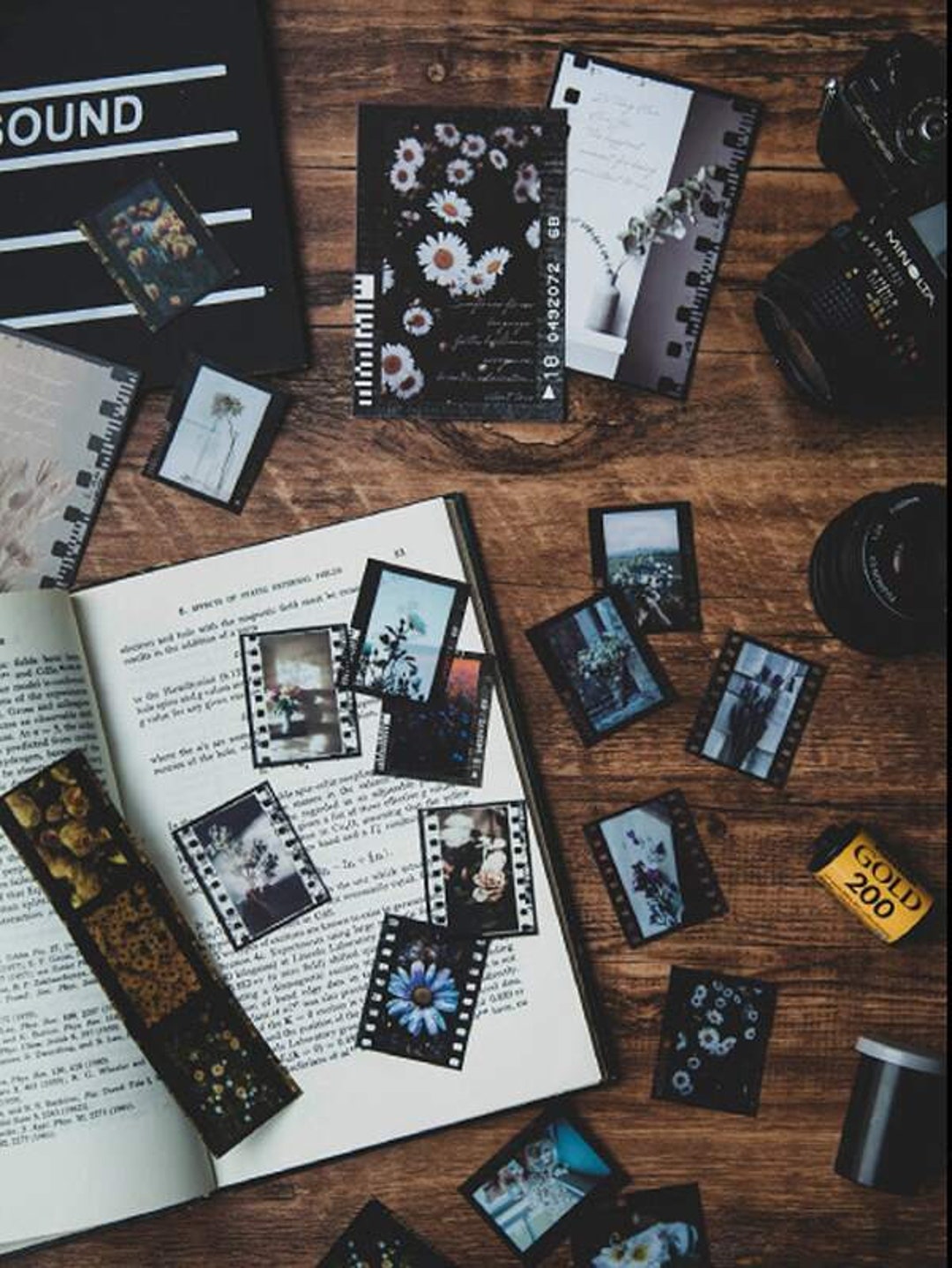 Photo Negative Stickers - 8 Colour Choices - Scrapbook Supplies ...