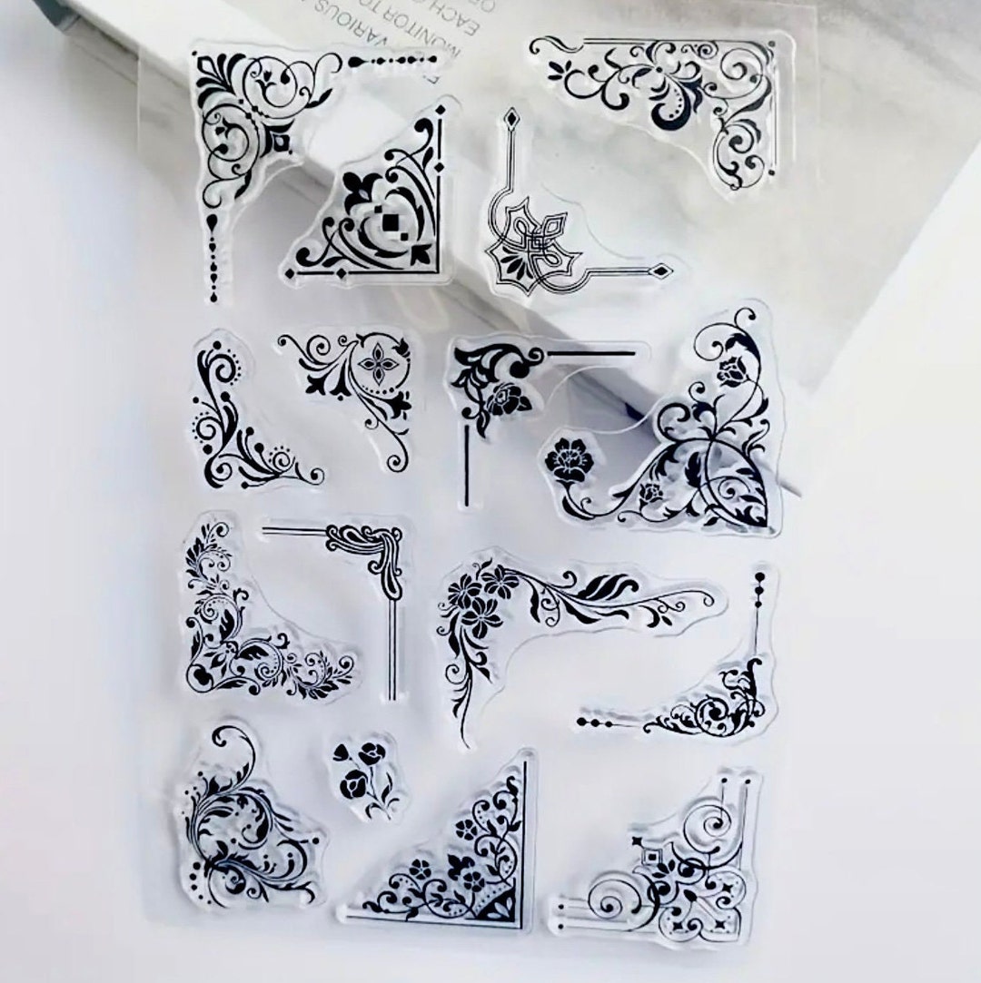 Decorative Corner Stamps - Framing Stamps - Card Making Supplies ...