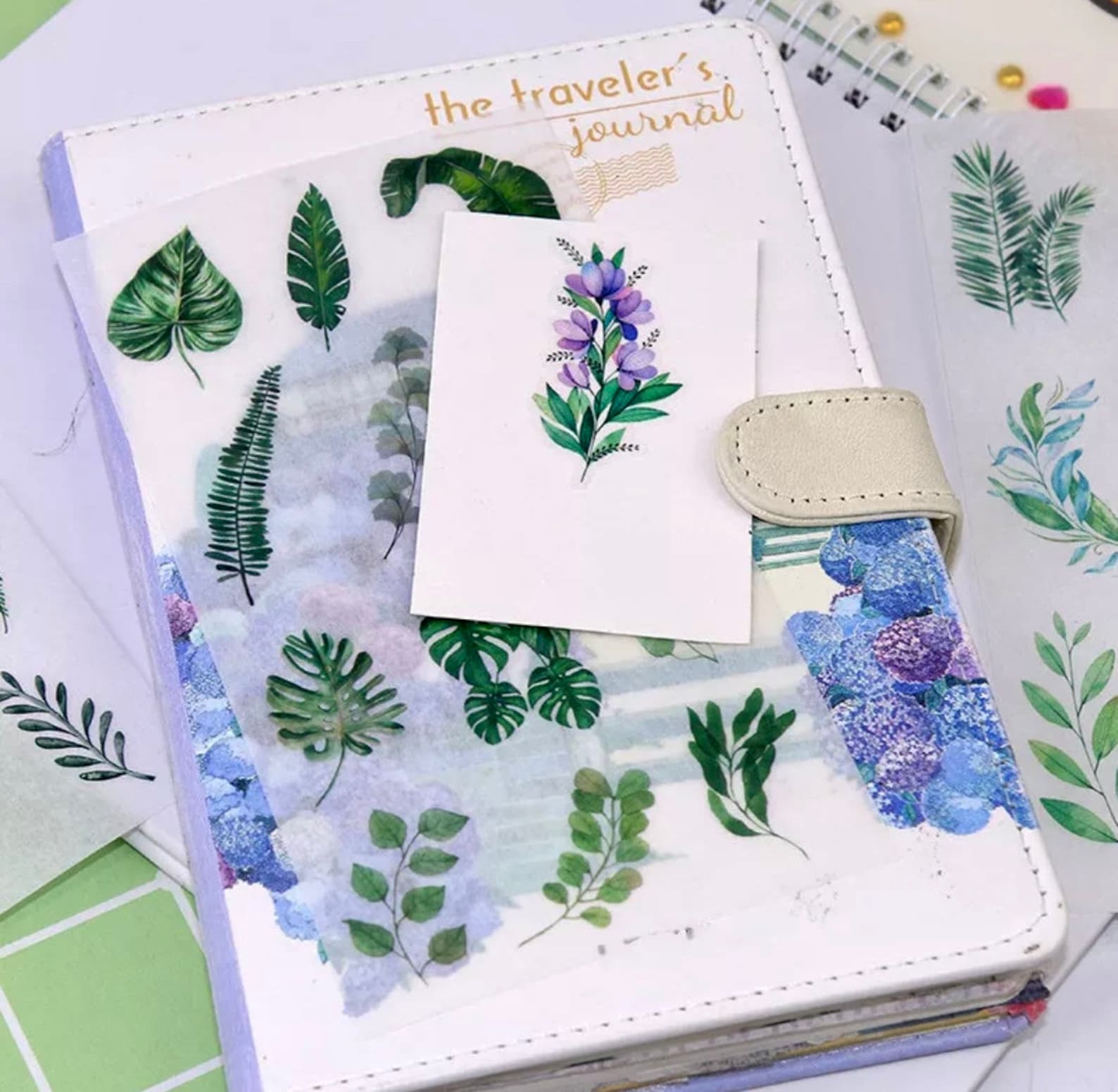 6 Sheets of Watercolour Stickers Journal Stickers | Etsy