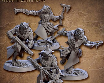 Janet Demonbane Huntress Pinup Demon Hunters 28mm 32mm Miniatures for ...
