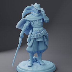 Chao, the Gun Slinger Samurai Twin Goddess Miniatures, Tabletop RPG ...