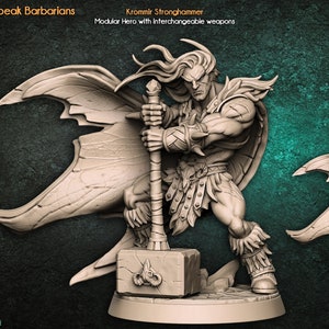 Krommir Stronghammer, Male Barbarian , Artisan Guild , Tabletop RPG ...