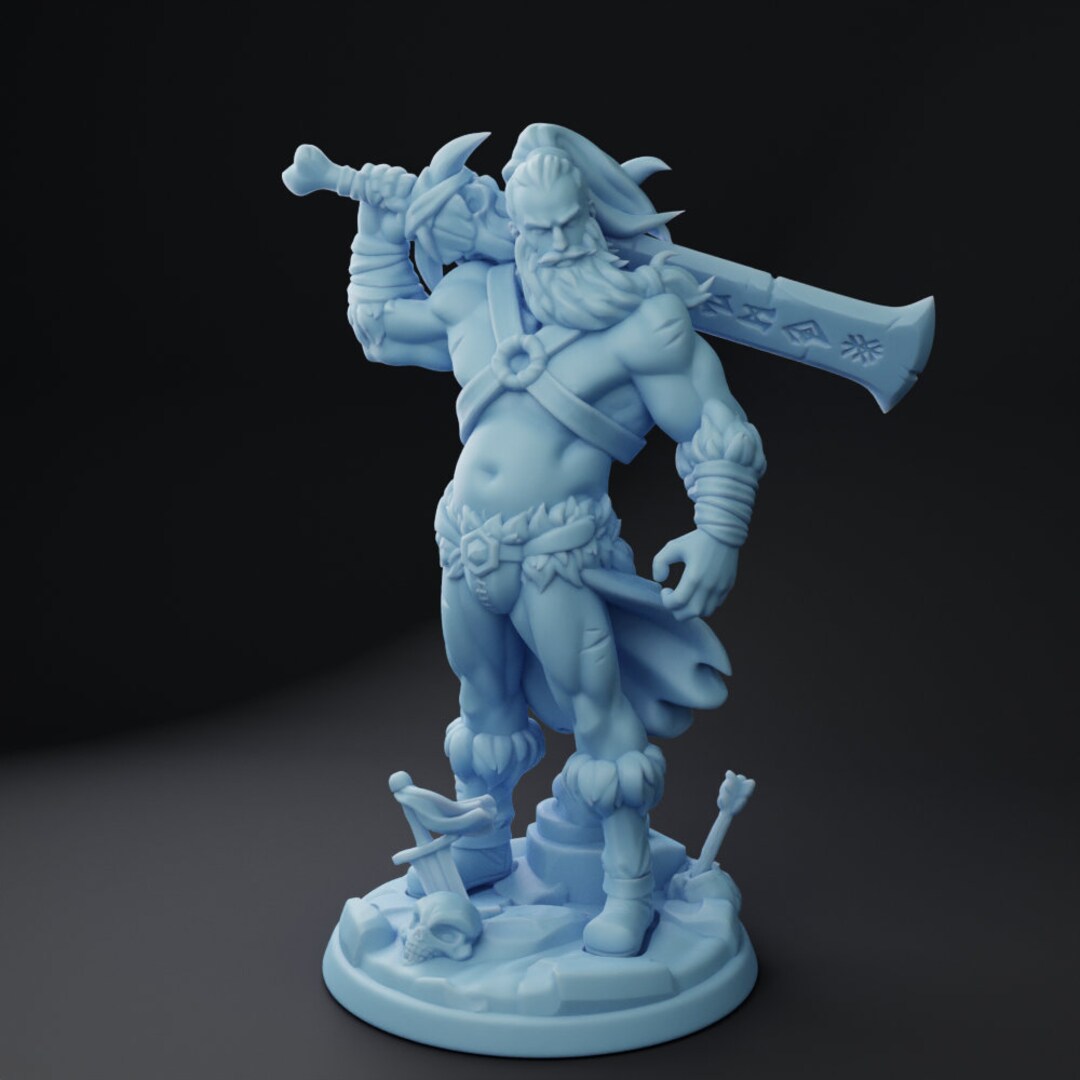 Thornman, the Barbarian , Twin Goddess Miniatures , Tabletop RPG , Dnd ...