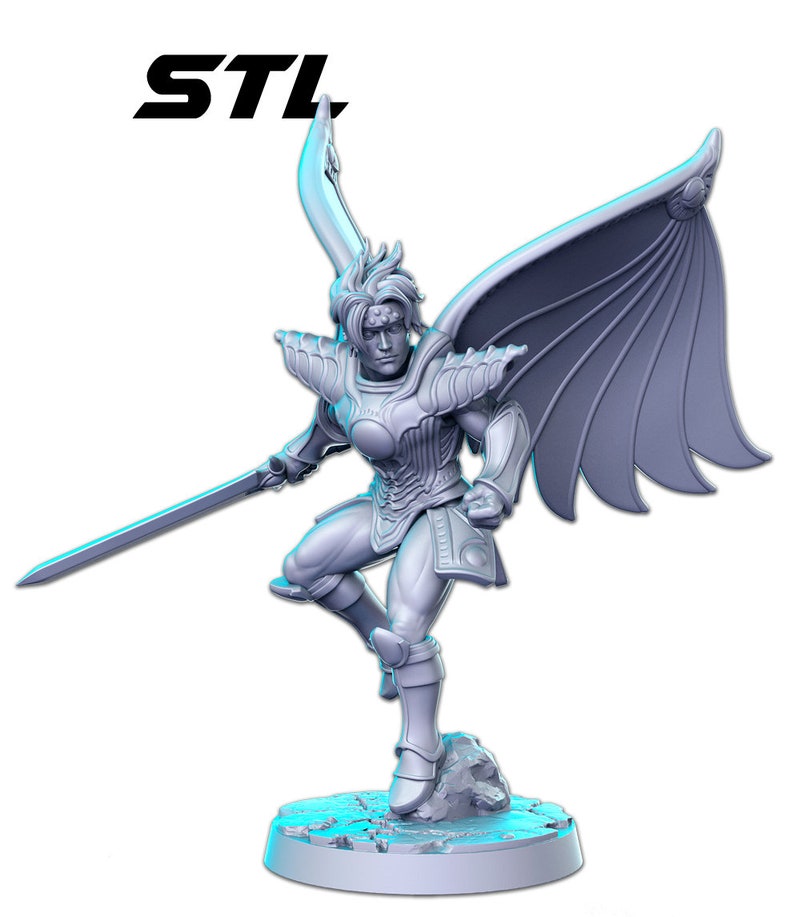 Dart Aasimar Dragoon RN Estudio Tabletop RPG Dnd - Etsy