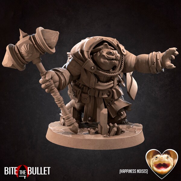 Turtle Cleric Miniature - Etsy