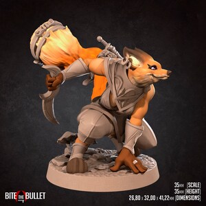 Female Foxfolk, Rogue, Thief, Assassin , Bite the Bullet , Tabletop RPG ...