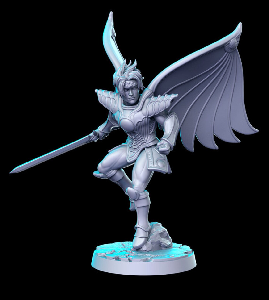 Dart Aasimar Dragoon RN Estudio Tabletop RPG Dnd - Etsy