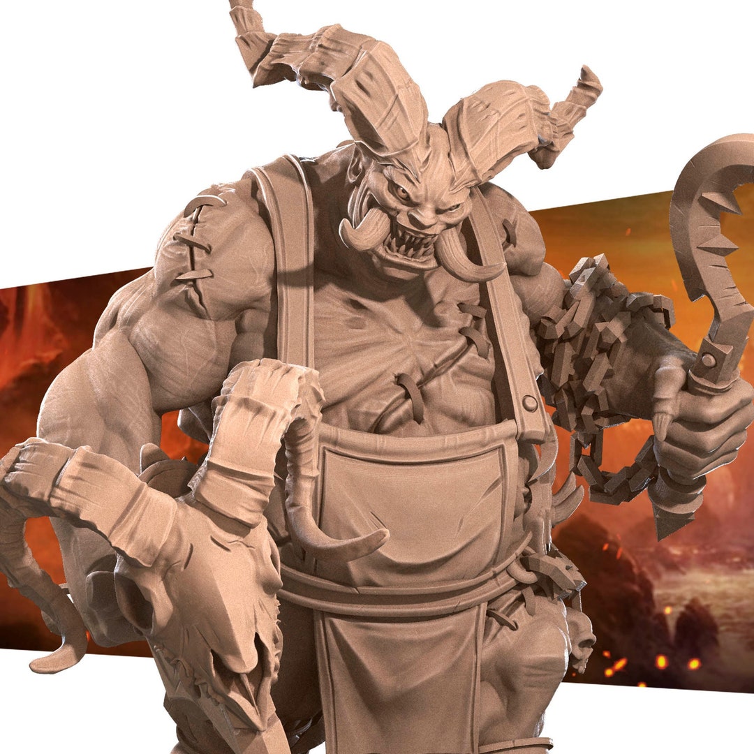 Flesh Carver, Goatman Demon, Diablo, Bite the Bullet, Tabletop RPG, Dnd ...