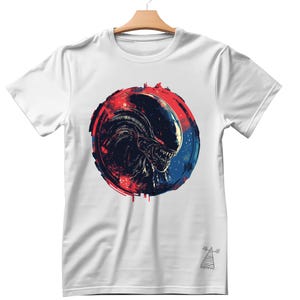 Xenomorph Alien Illustration SVG | Xenomorph Graphic PNG, PSD Digital ...