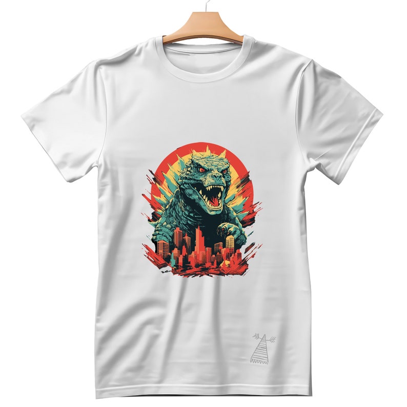 Godzilla Attack SVG / PNG, PSD Archivo digital / Obras de arte de alta ...