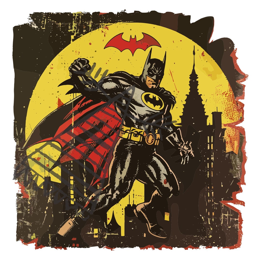 Buy Batman Gotham SVG Comics PNG, PSD Digital File High-quality Artwork ...