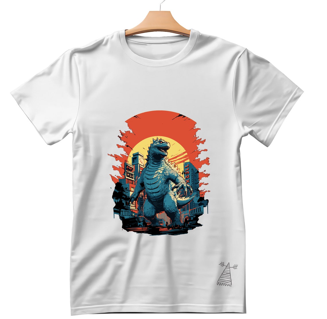Godzilla City Attack Artwork | SVG PNG PSD (digital File) - Etsy