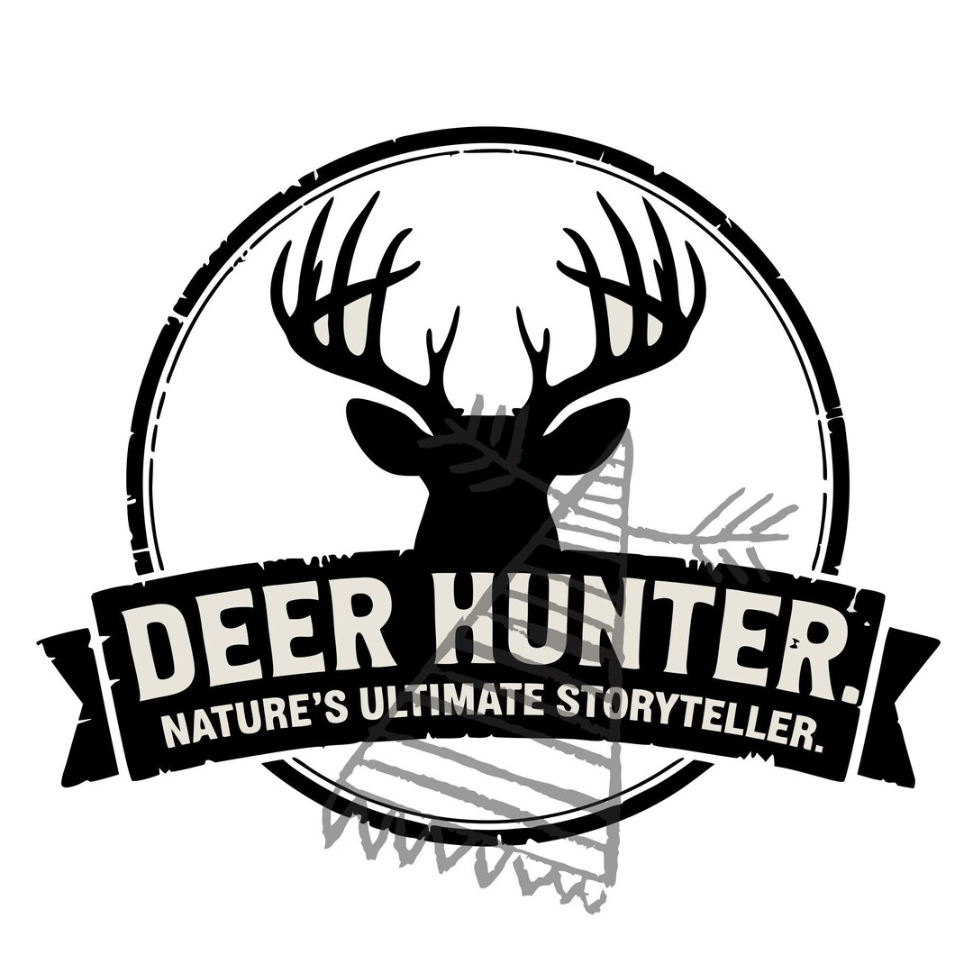 Deer Hunter SVG PNG: Buck Forest Wildlife Design (digital Download) - Etsy