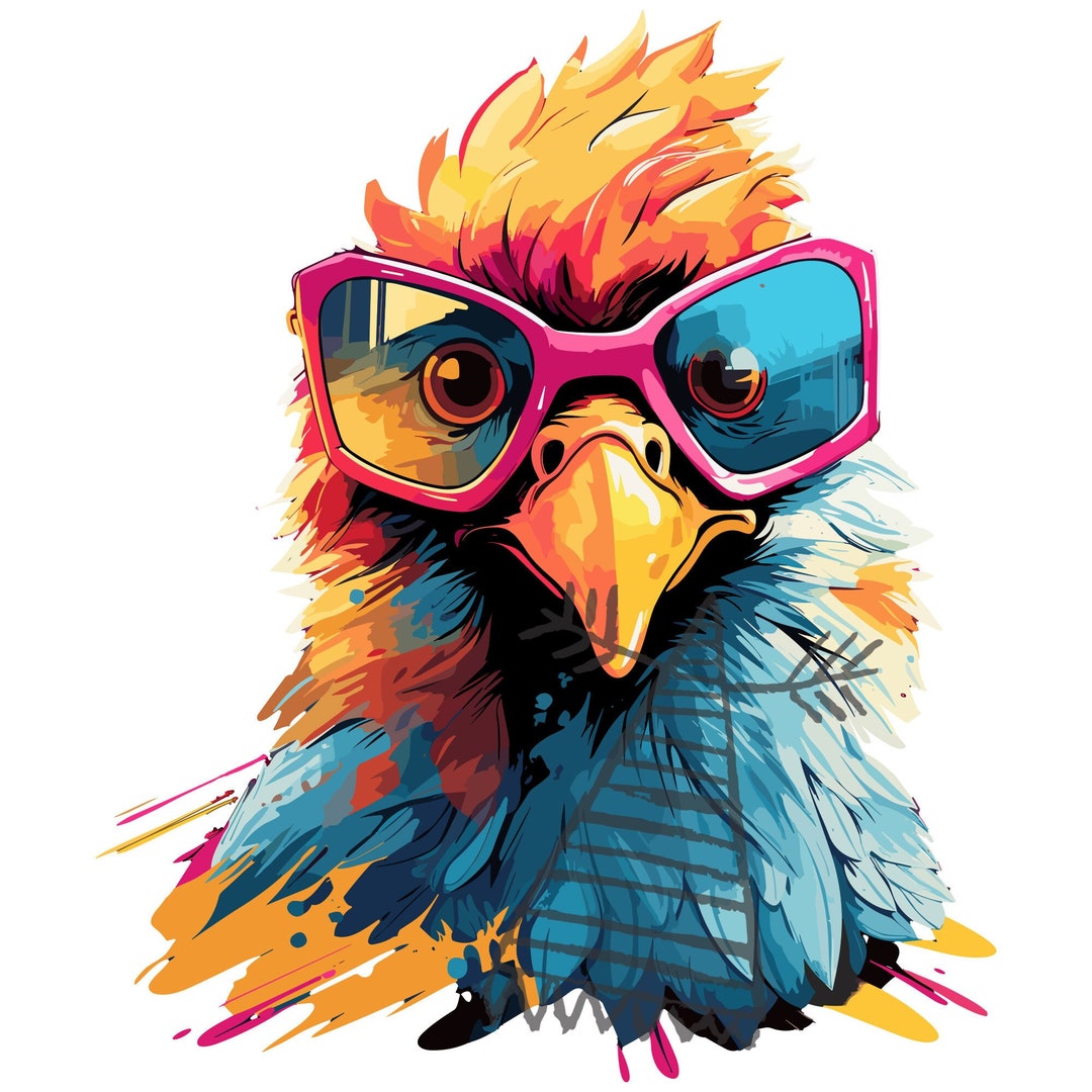 Chicken Png | Funny Animal Design Svg | Design for Shirts, Sticker ...