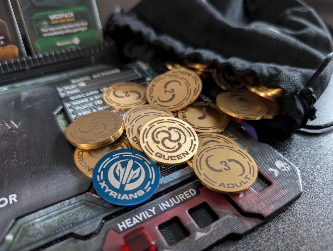 Nemesis Intruder Tokens Engraved Plated Steel - Etsy