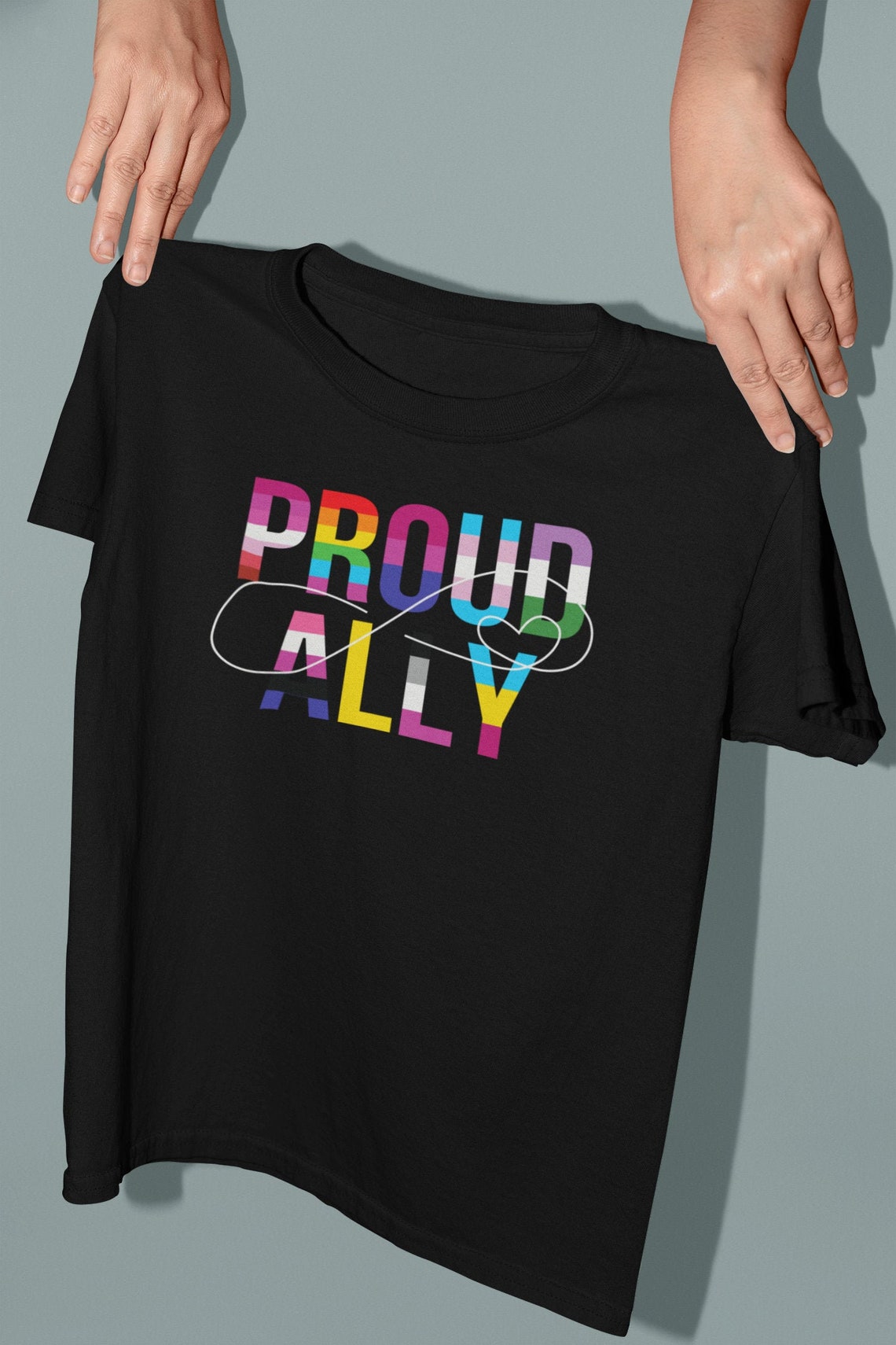 Ally Shirt Lgbt Ally Shirt Proud Lgbt Ally Gay Pride T Etsy