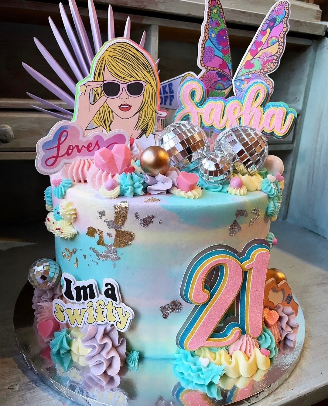 Taylor Swift Cake Topper Set! Birthday / Personalised / Custom ...