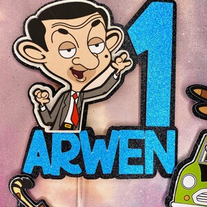 Mr Bean Themed Cake Topper Set! Birthday / Personalised / Custom ...