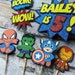 Superhero / Comic Book Themed Cake Topper *personalised *birthday ...
