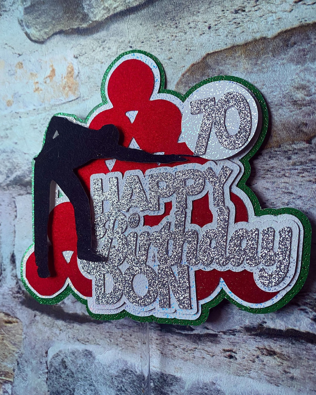 Snooker Themed Cake Topper Personalised / Birthday / Custom - Etsy