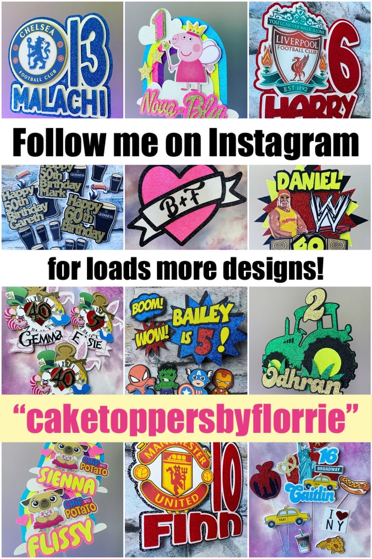 Superhero / Comic Book Themed Cake Topper personalised - Etsy