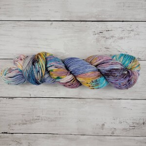 Wren Field of Flowers, Hand Dyed Yarn, Worsted Weight, Superwash Merino ...