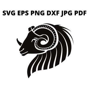 ARIES Symbol SVG Clipart, Horoscope Sign Digital Download, Zodiac Logo ...