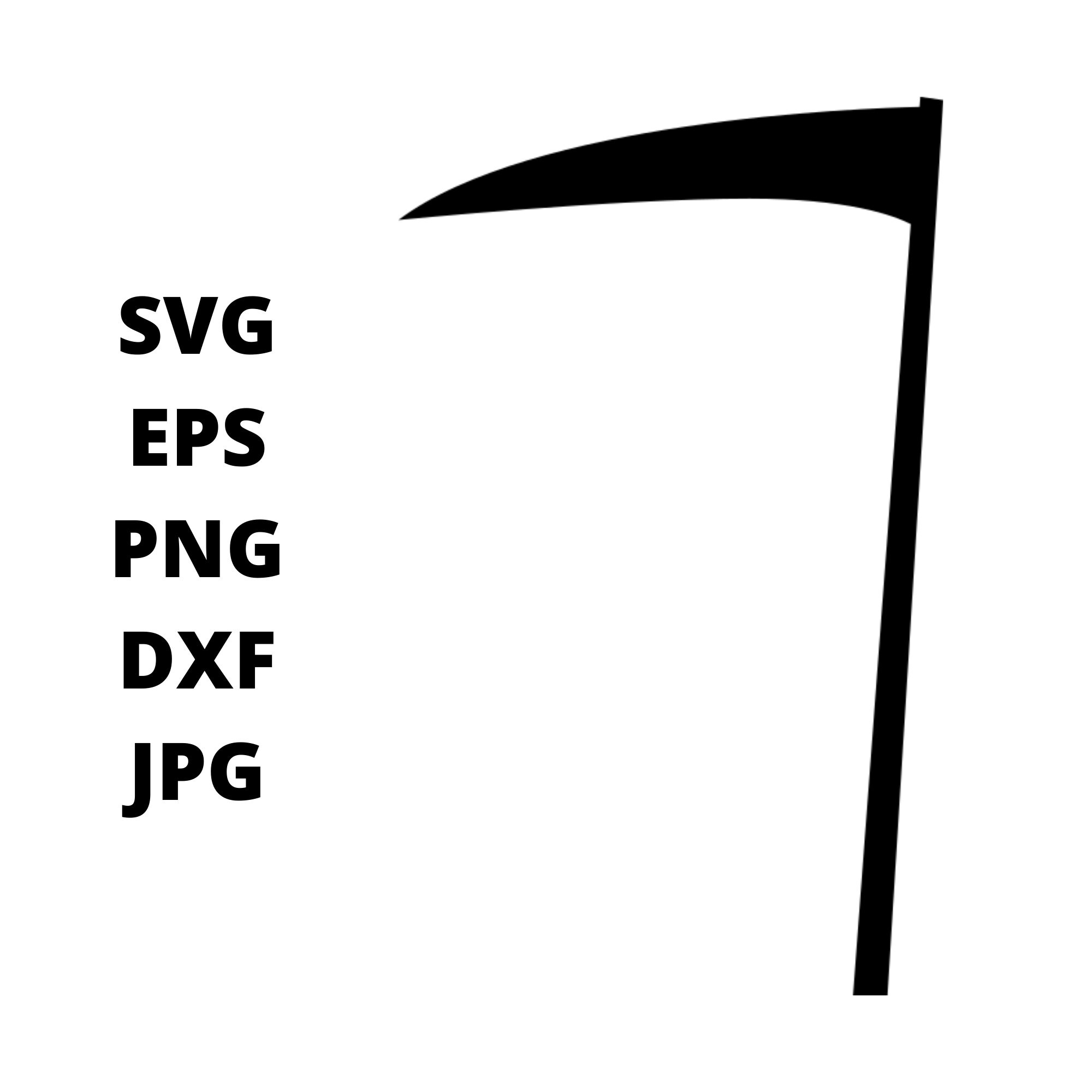 Scythe Clipart Black And White