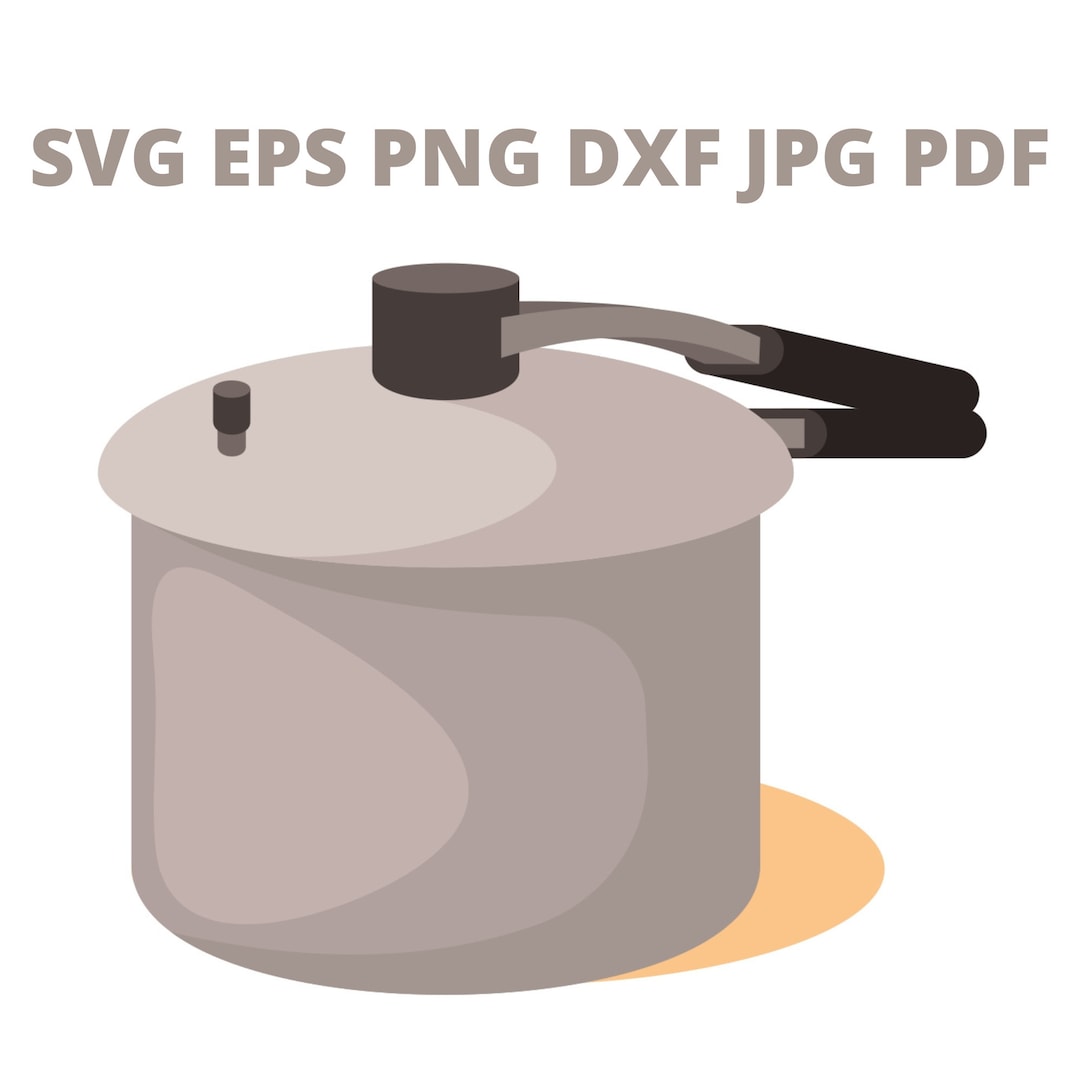 Pressure Cooker SVG Clipart, Kitchen Tools Image Digital Download ...